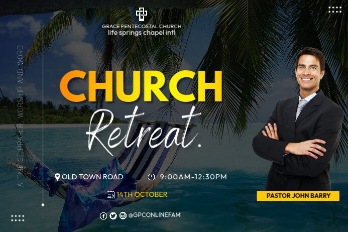 church retreat Template | PosterMyWall