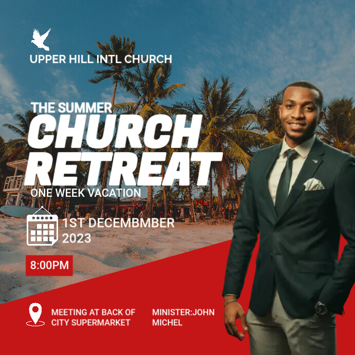 CHURCH RETREAT Template | PosterMyWall