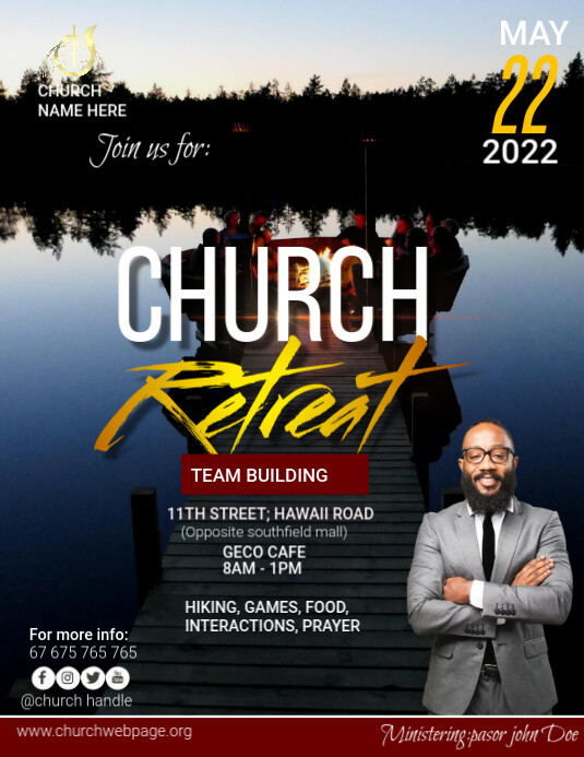 church retreat Template | PosterMyWall
