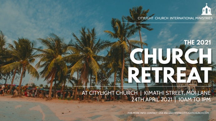 Copy of CHURCH RETREAT flyer | PosterMyWall