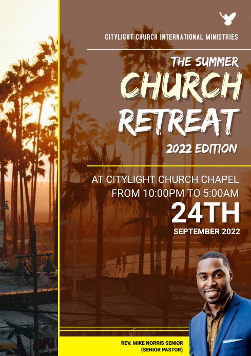 church retreat flyer template | PosterMyWall