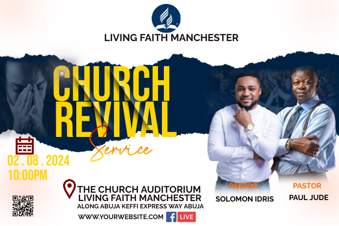 church revival Templat | PosterMyWall