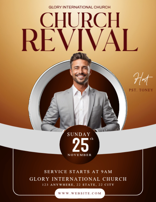 Copy of Church Revival Flyer (us Letter) | PosterMyWall