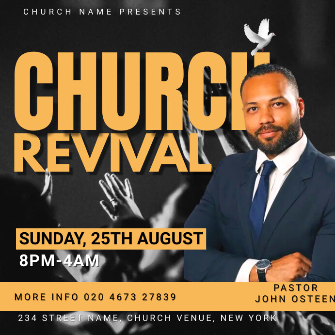 Copy of Church Revival flyer | PosterMyWall