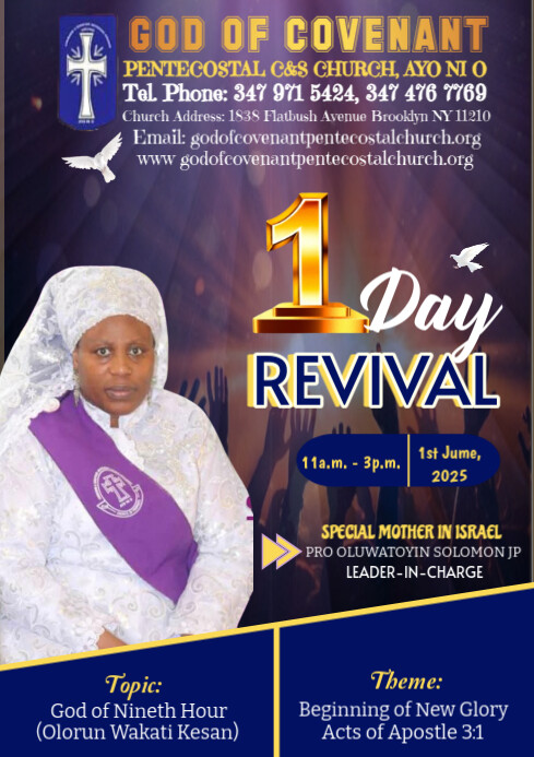 Church Revival flyer template | PosterMyWall