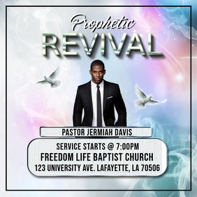 PROPHETIC ENCOUNTER CHURCH FLYER Template | PosterMyWall