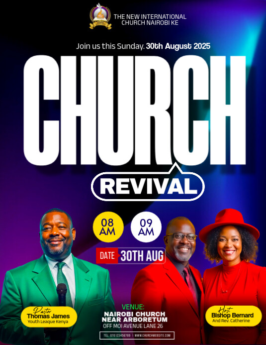 church revival poster Template | PosterMyWall