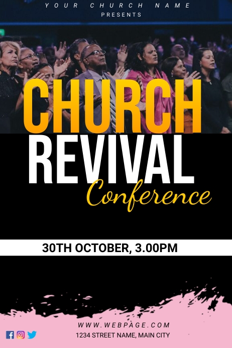 church revival Template | PosterMyWall
