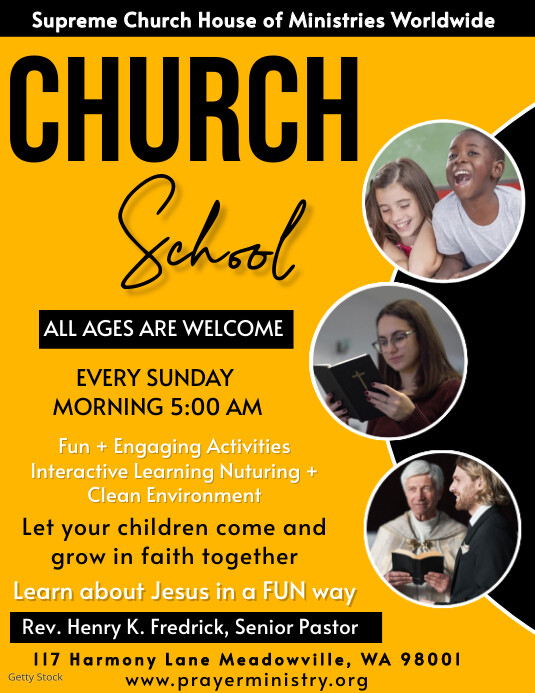 Church School Flyer Church study flyer Template | PosterMyWall