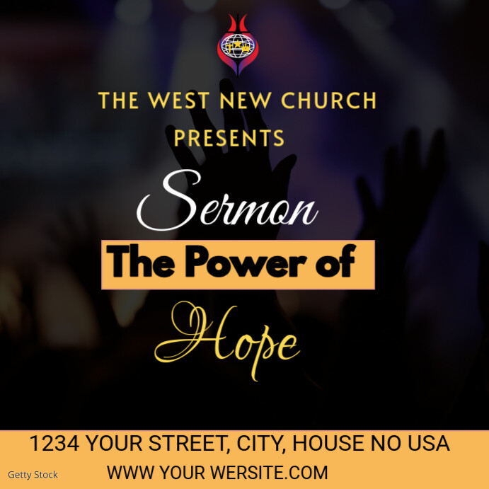 Plantilla de Church sermon about | PosterMyWall