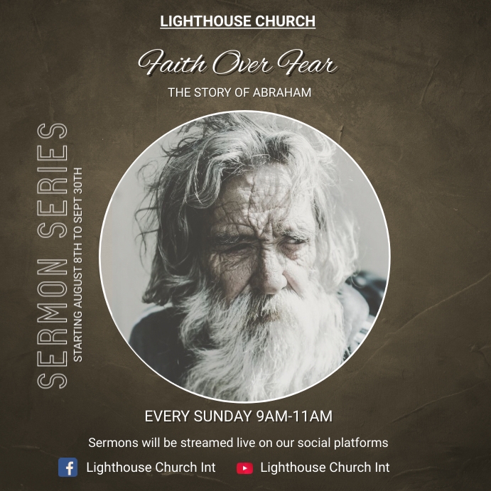 Church Sermon Series Flyer Template | PosterMyWall