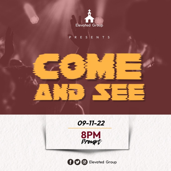 Copy of CHURCH SERVICE (41) | PosterMyWall