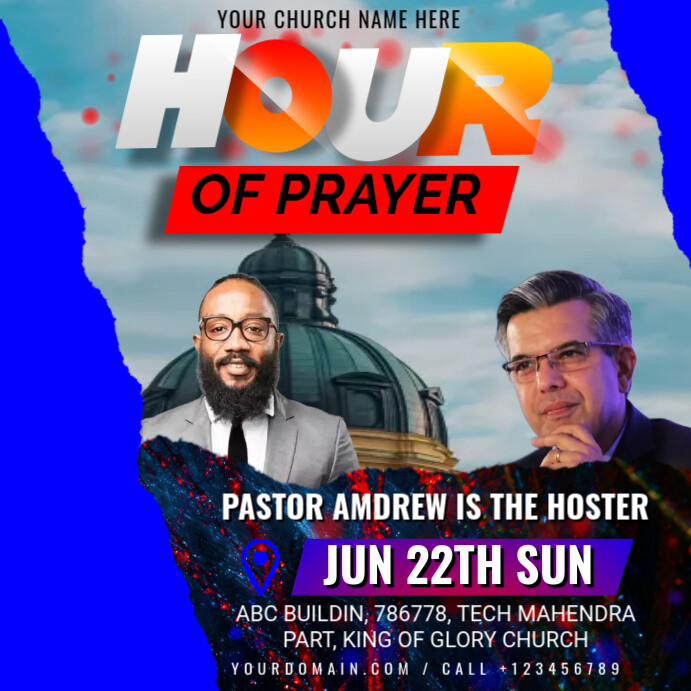 church service ad, Template | PosterMyWall