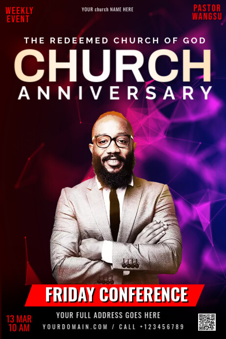 church service ad, Template | PosterMyWall
