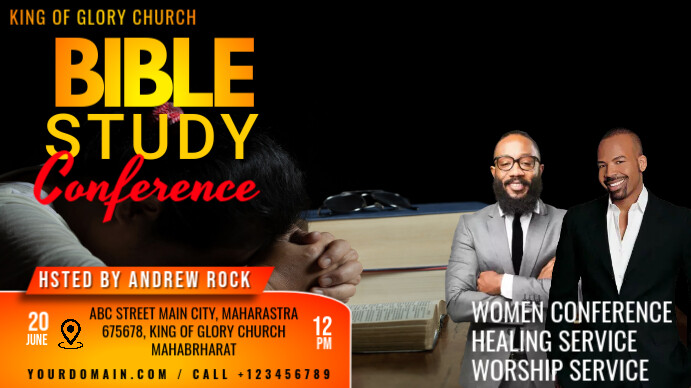 church service ad Template | PosterMyWall