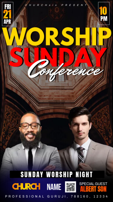 church service ad Template | PosterMyWall