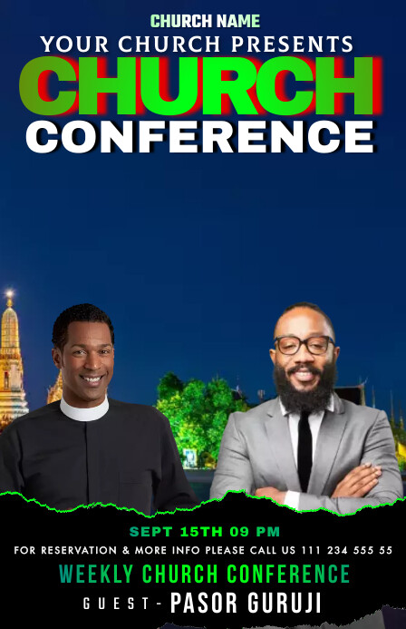 church service ad Template | PosterMyWall