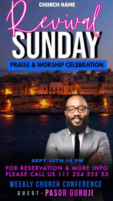 church service ad Template | PosterMyWall