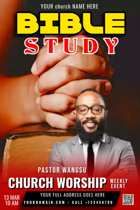 church service ad Template | PosterMyWall