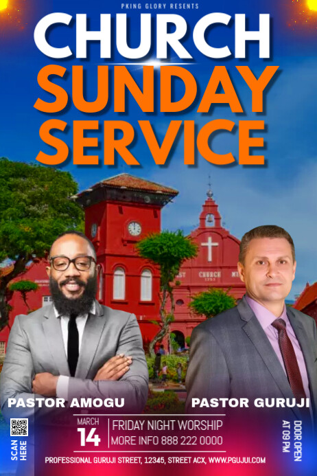 church service ad Template | PosterMyWall