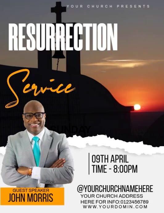 church service ad Template | PosterMyWall