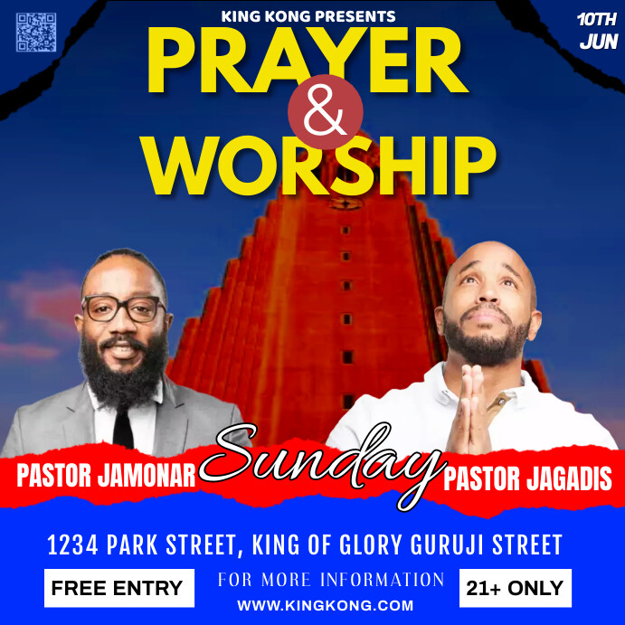 church service ad Template | PosterMyWall