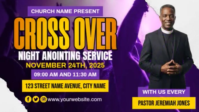 Church Service Ads Template | PosterMyWall