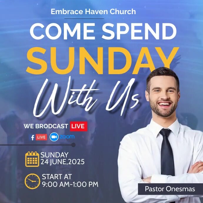 Church service design template (1) | PosterMyWall