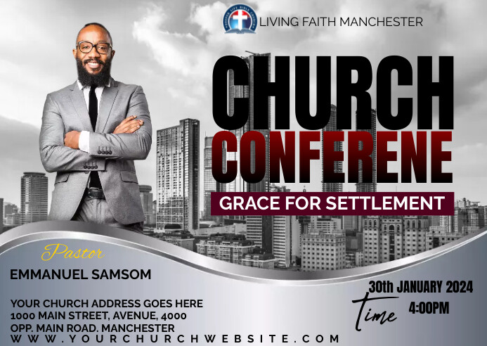 CHURCH SERVICE Template | PosterMyWall