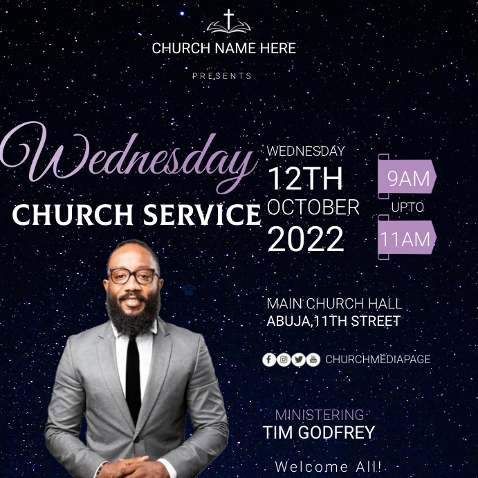 Copy of Church Service | PosterMyWall