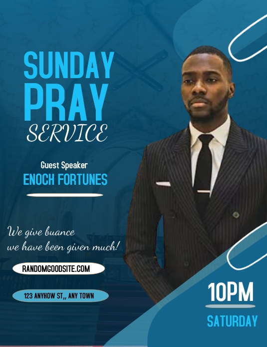 church service Template | PosterMyWall