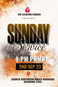 No Midweek Service Template | PosterMyWall