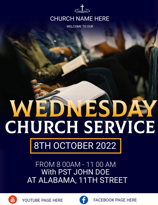 Copy of Church Service | PosterMyWall