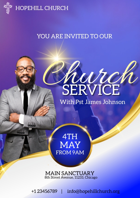 church service Template | PosterMyWall