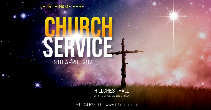 Plantilla de church service | PosterMyWall