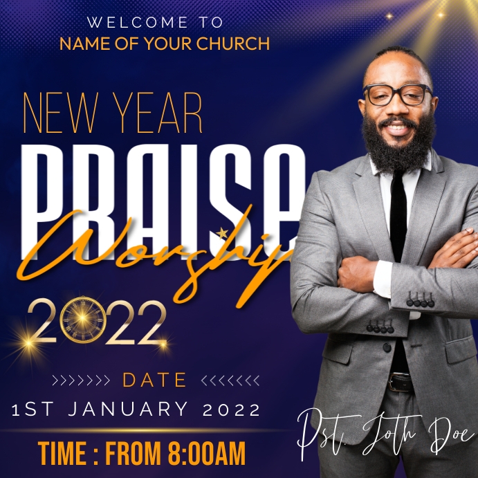 Church Service Template | PosterMyWall