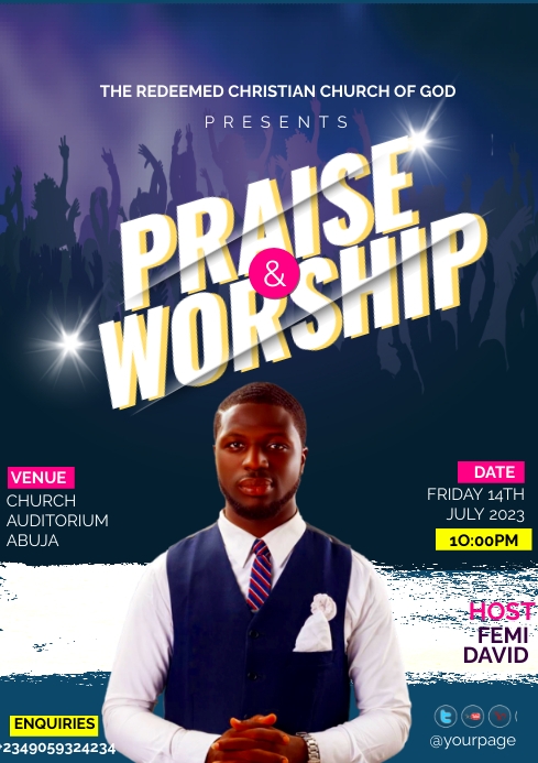 church service Template | PosterMyWall