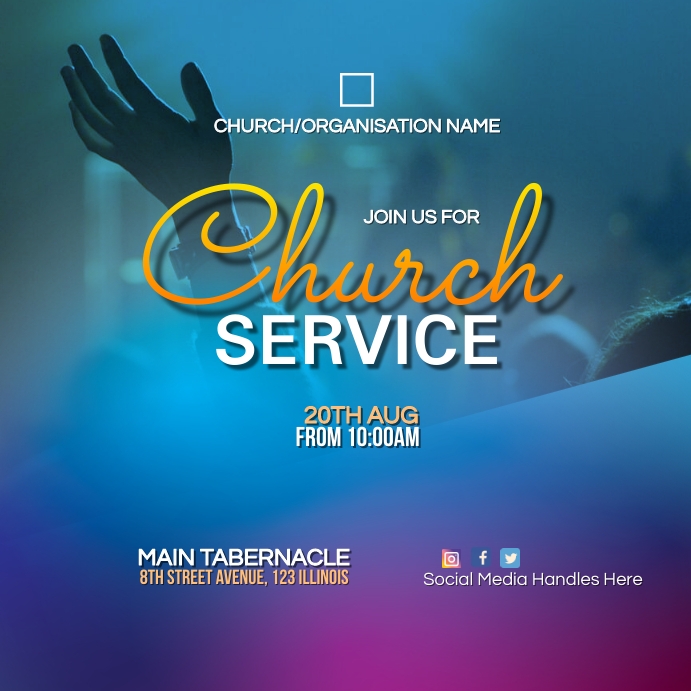 church service Template | PosterMyWall
