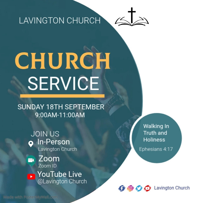 Copy of Church Service | PosterMyWall