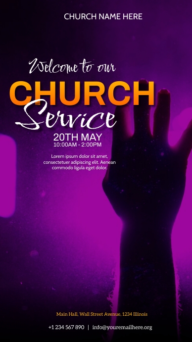 church service Template | PosterMyWall