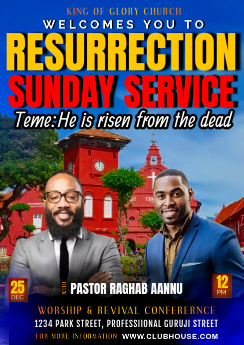 church service Template | PosterMyWall