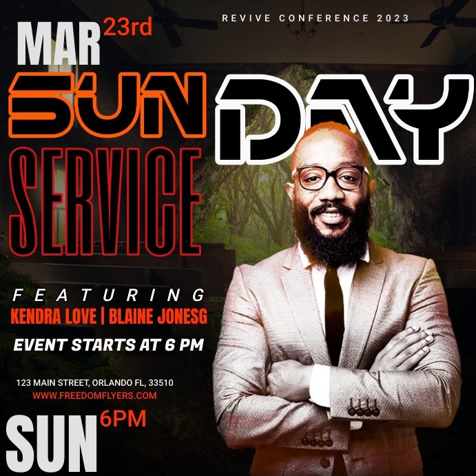 Church service Templat | PosterMyWall