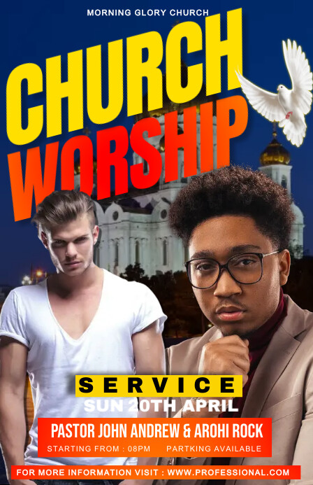 church service Template | PosterMyWall