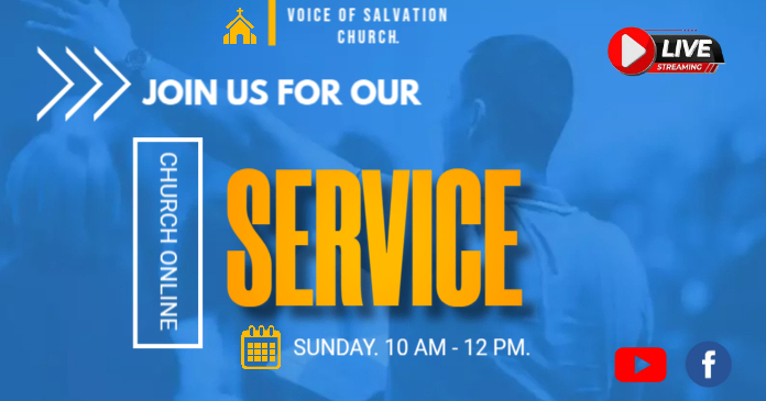 Church service Template | PosterMyWall