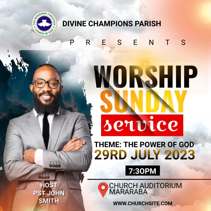 church service Template | PosterMyWall