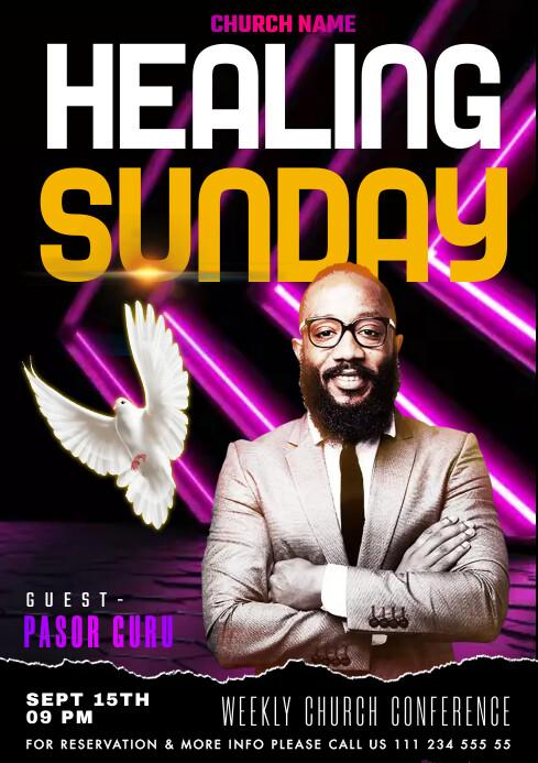 church service Template | PosterMyWall