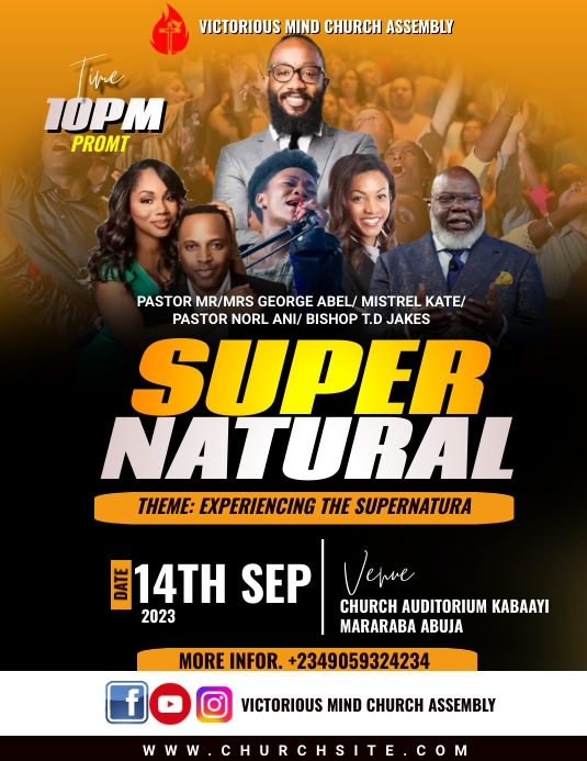 Copy of church service | PosterMyWall