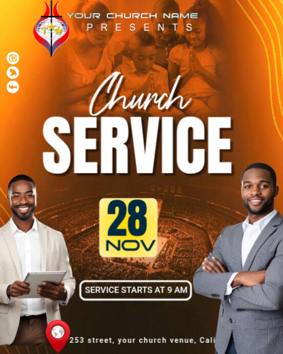 Plantilla de church service | PosterMyWall