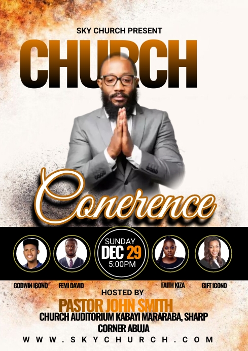 church service Template | PosterMyWall