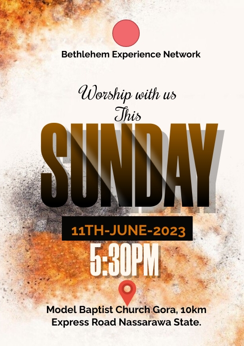 church service Template | PosterMyWall